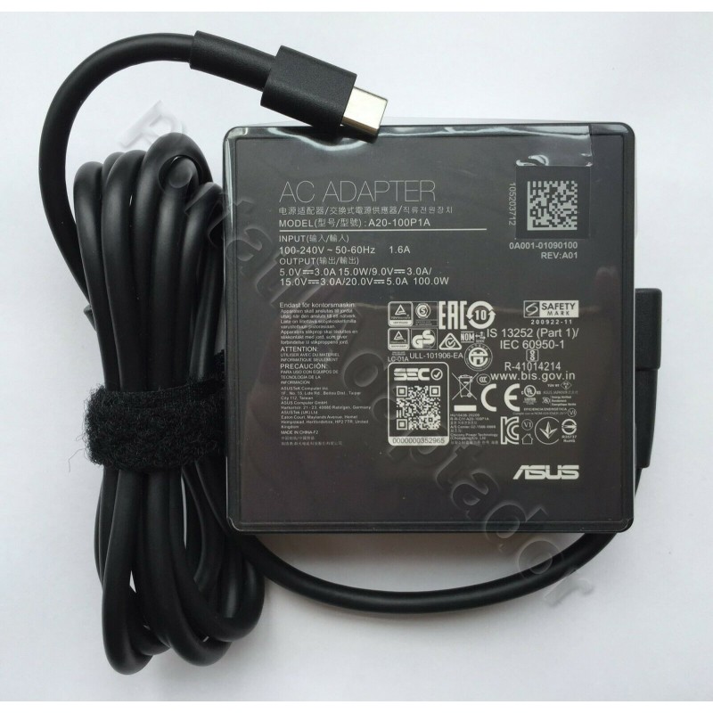 100W Asus ROG Strix G17 G713QR Cargador Adaptador de CA